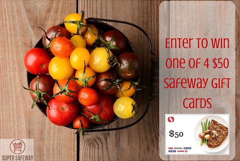 Win one of four $50 Safeway Gift Cards - Super Safeway