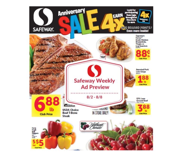 Safeway Weekly Ad Preview 8/2 - 8/8 - Super Safeway