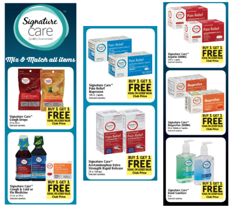 Save 50% on Signature Care Pain Relief, Cold & Flu Care and Allergy ...