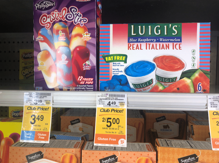 Luigi's Italian Ice Only $1.75 at Safeway ($.29 Per Cup) - Super Safeway