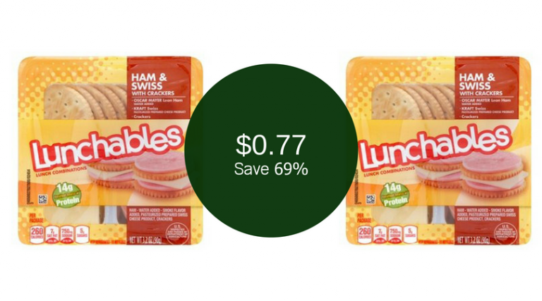 Oscar Mayer Lunchables for Only $0.77 (Save 69%) - Super Safeway