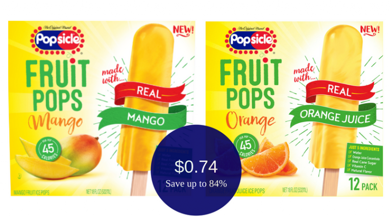 Popsicle Catalina Deal - Pay as Low as $0.74 - Super Safeway