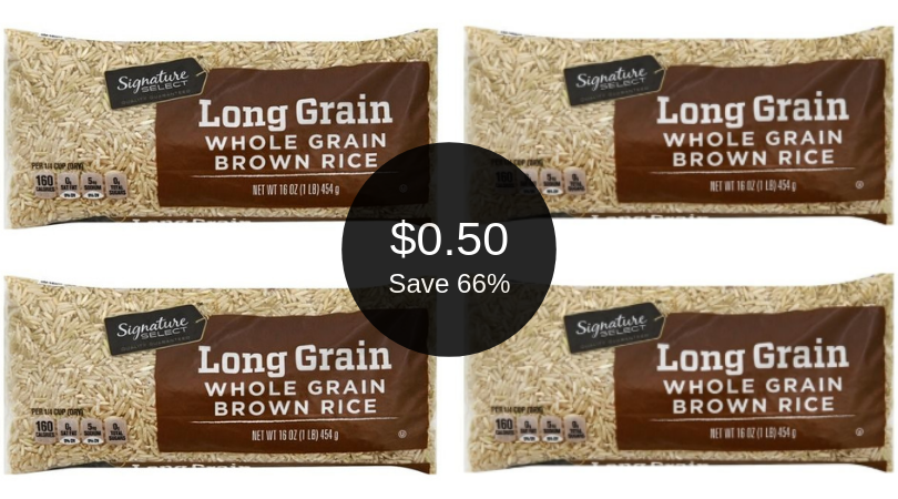 Signature SELECT Brown Rice for $0.50 - Super Safeway