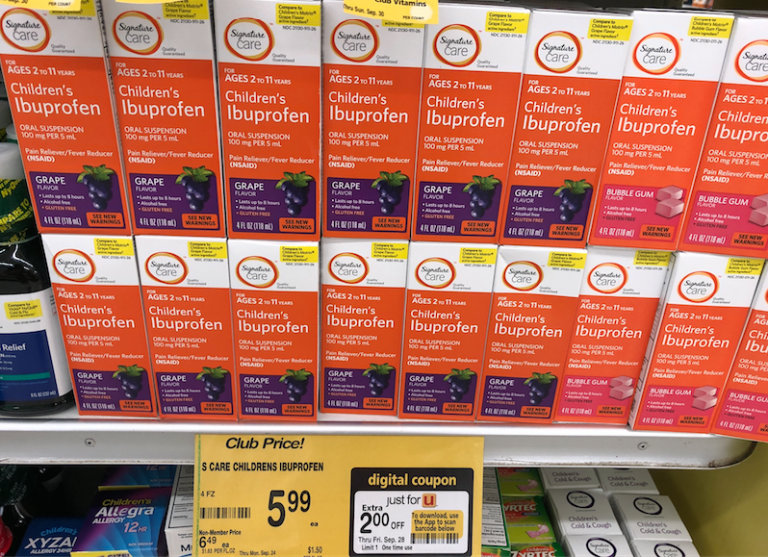 Get Signature Care Ibuprofen for Just $2.49 and Children's Ibuprofen ...