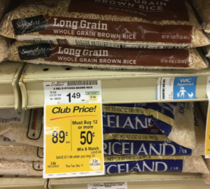 Signature SELECT Brown Rice for $0.50 - Super Safeway