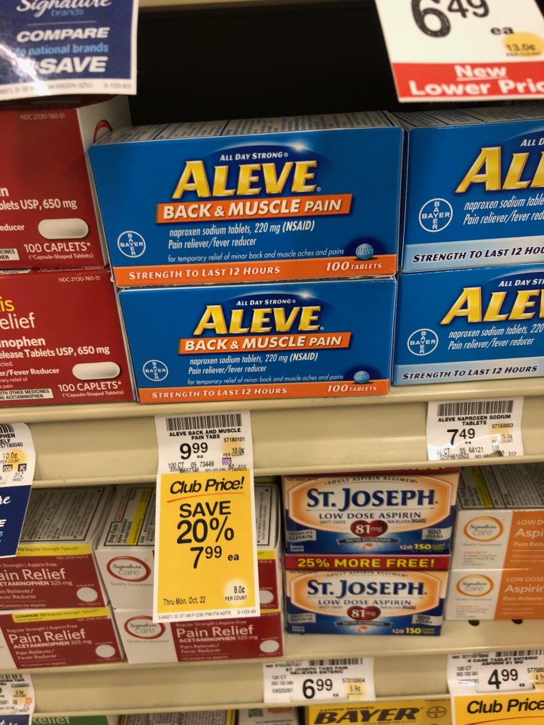 Aleve 100 ct. Sale and Coupon - Pay just $5.99 at Safeway (Reg. $9.99 ...