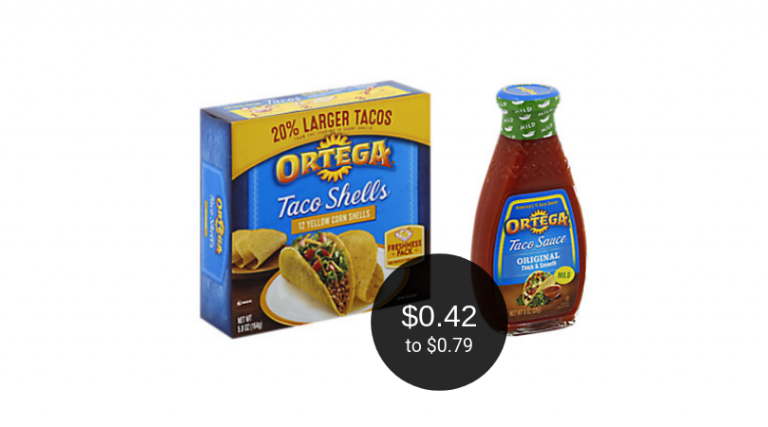 Ortega Taco Sauce $0.79 & Taco Shells $0.42 After Deal at Safeway ...