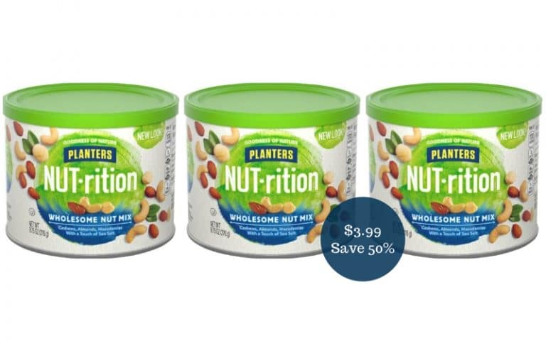Planters NUT-rition Wholesome Nut Mix for $3.99 at Safeway (Save 50% ...