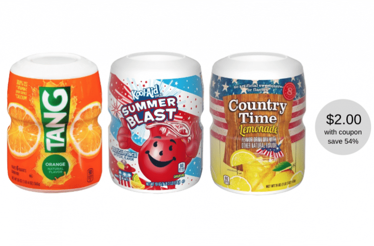 Country Time, Kool Aid and Tang Drink Mixes Just $2.00 With Coupon at ...