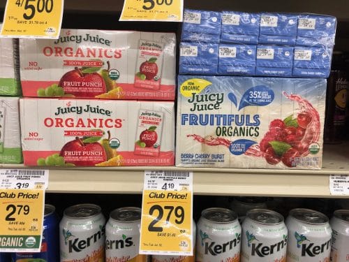 Juicy Juice Fruitfuls Organics Coupon & Sale at Safeway = $1.29 for ...