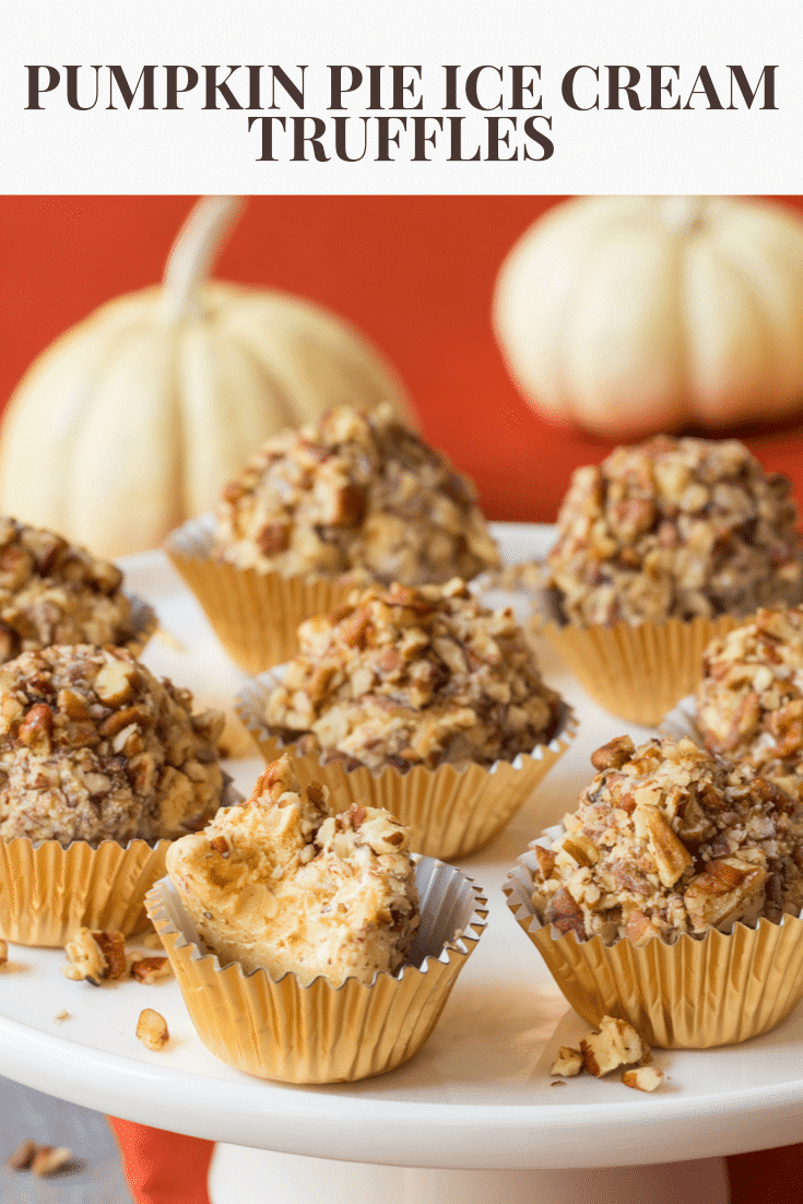 Pumpkin Pie Ice Cream Truffles Featuring Signature SELECT Pumpkin Ice ...