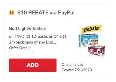 Bud Light Seltzer Just $.70 per Can With Coupons at Safeway - Super Safeway