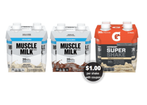Free Gatorade Super Shake Protein Shakes With Muscle Milk Purchase at ...