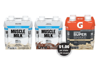 Free Gatorade Super Shake Protein Shakes With Muscle Milk Purchase at ...