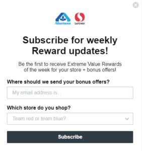 Just for U Extreme Value Rewards - 4x to 10x Gas & Grocery Reward ...