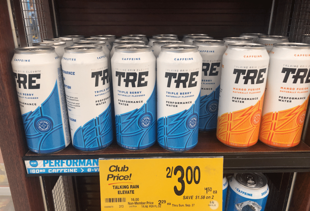 Talking Rain Elevate TRE Performance Water Just $.75 Each at Safeway ...
