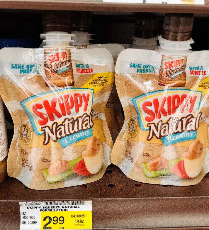 Skippy Peanut Butter Squeeze Pouch Just $1.99 at Safeway - Super Safeway