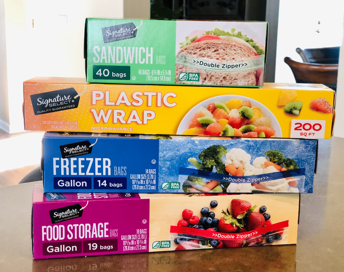 Signature SELECT Food Storage Bags and Plastic Wrap Just $1.49 at ...