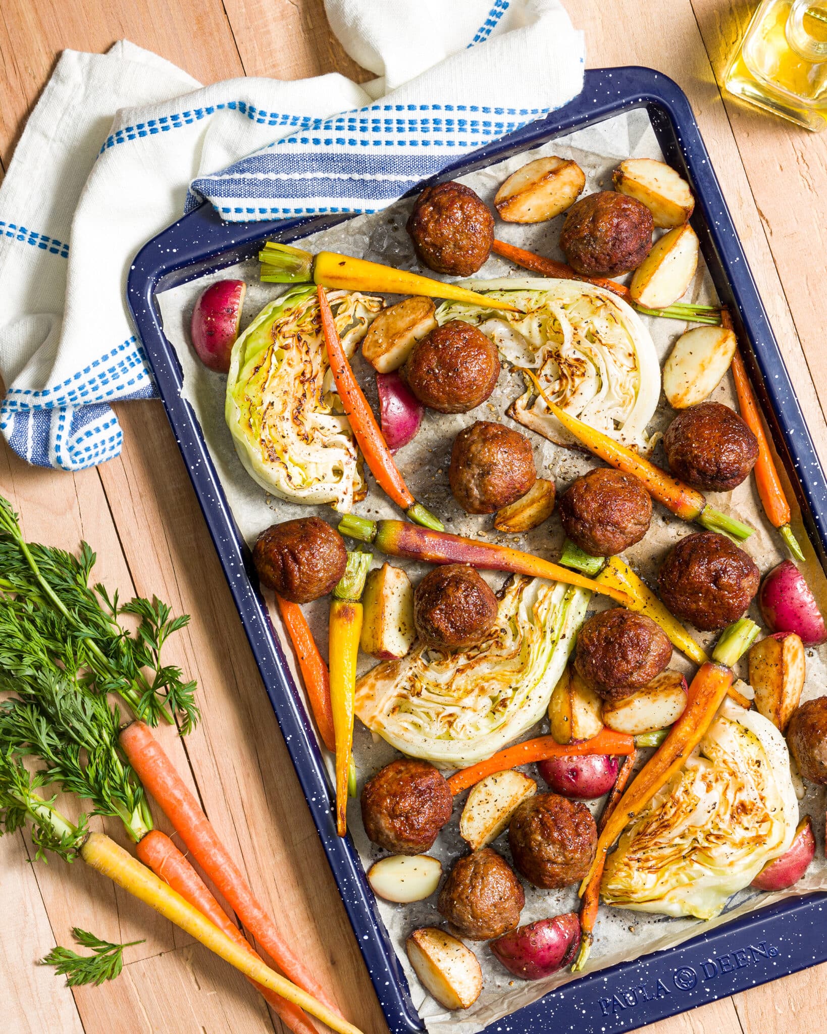 Sheet Pan Corned Beef Meatballs and Cabbage - Super Safeway