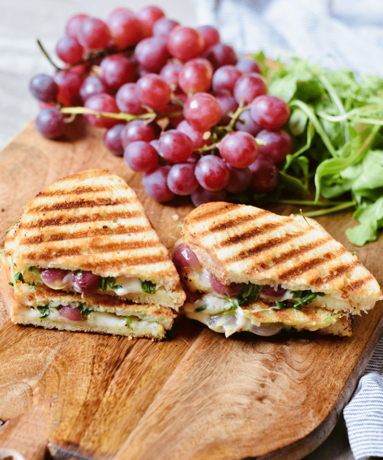 Grapes and Cheese Panini With Arugula - Super Safeway