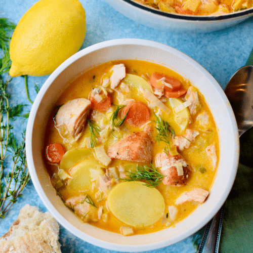 Healthy Salmon Chowder - Super Safeway