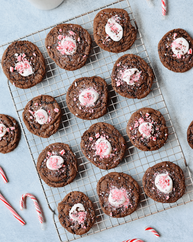 Hot Cocoa Peppermint Brownie Cookies - Super Safeway