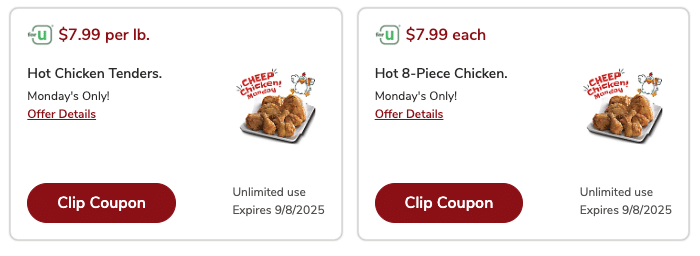 Monday Cheap Chicken Deal at Safeway - Super Safeway